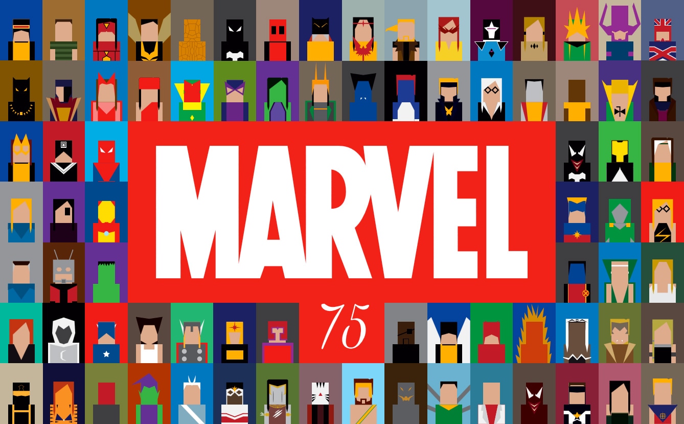 Hommage aux super-heroes "Marvel"/ Pauline LANDAIS