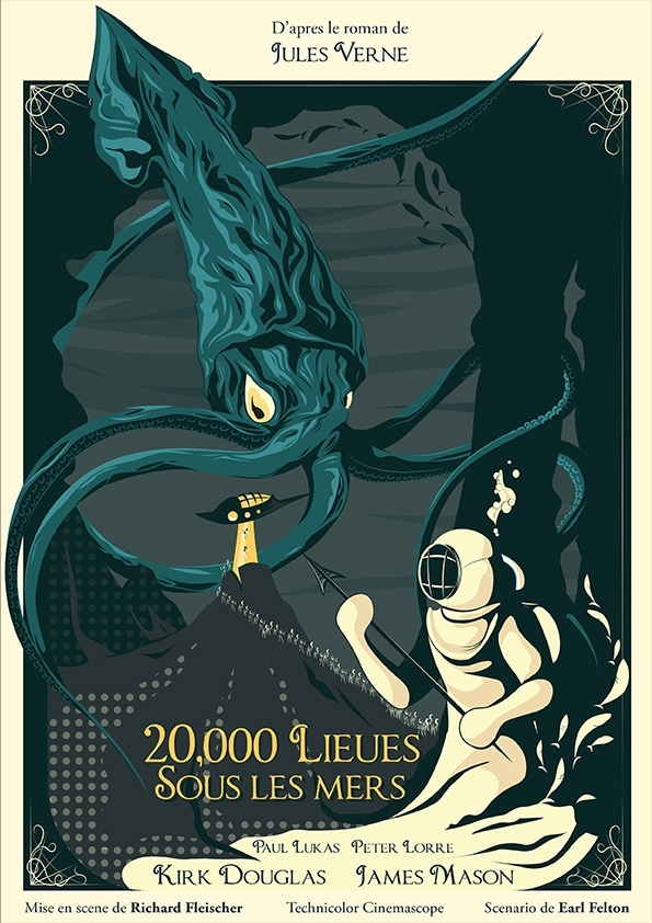 20,000 lieues sous les mers / Design 2D / 1ère année Game design