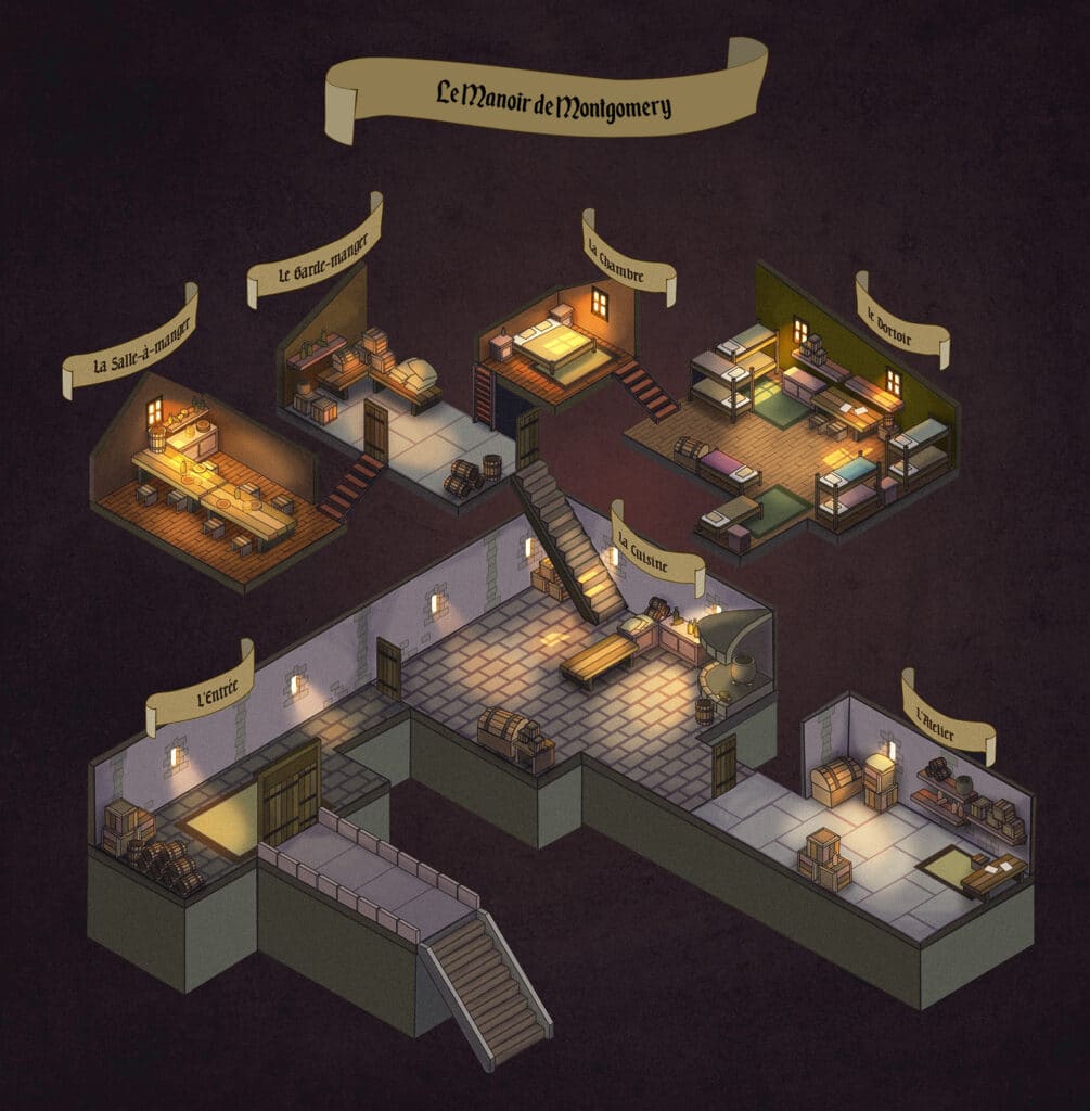 Le Manoir de Montgomery / BD Numérique 02 | Studio ICAN