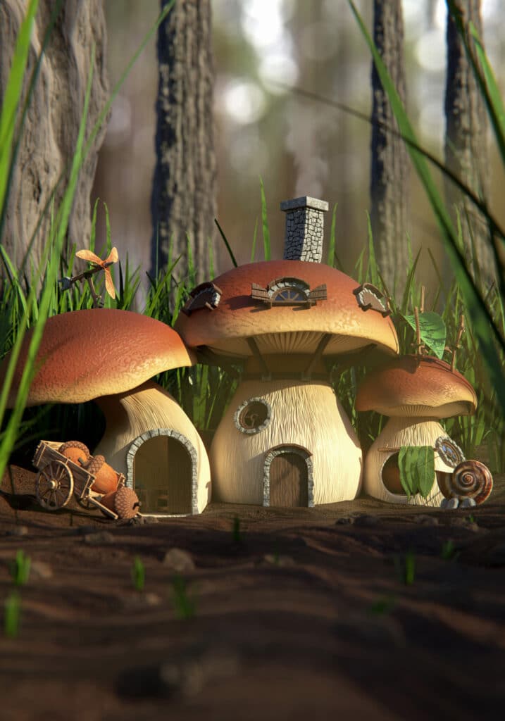 Mushroom House / Animation 02 | Studio ICAN